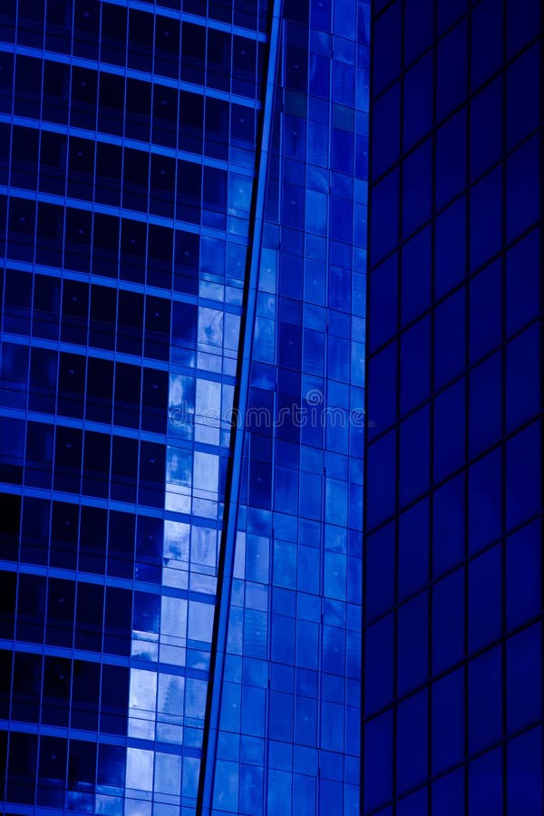 Modern blue building stock photo. Image of glass, modern - 17047526