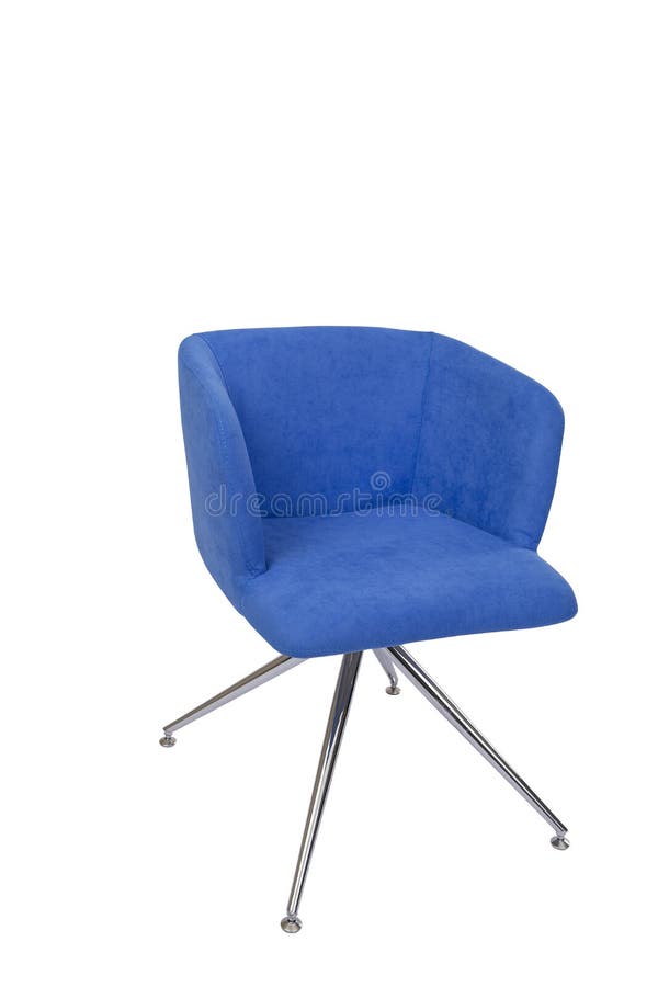 Modern Blue Chair Style stock photo. Image of decorating - 96456528