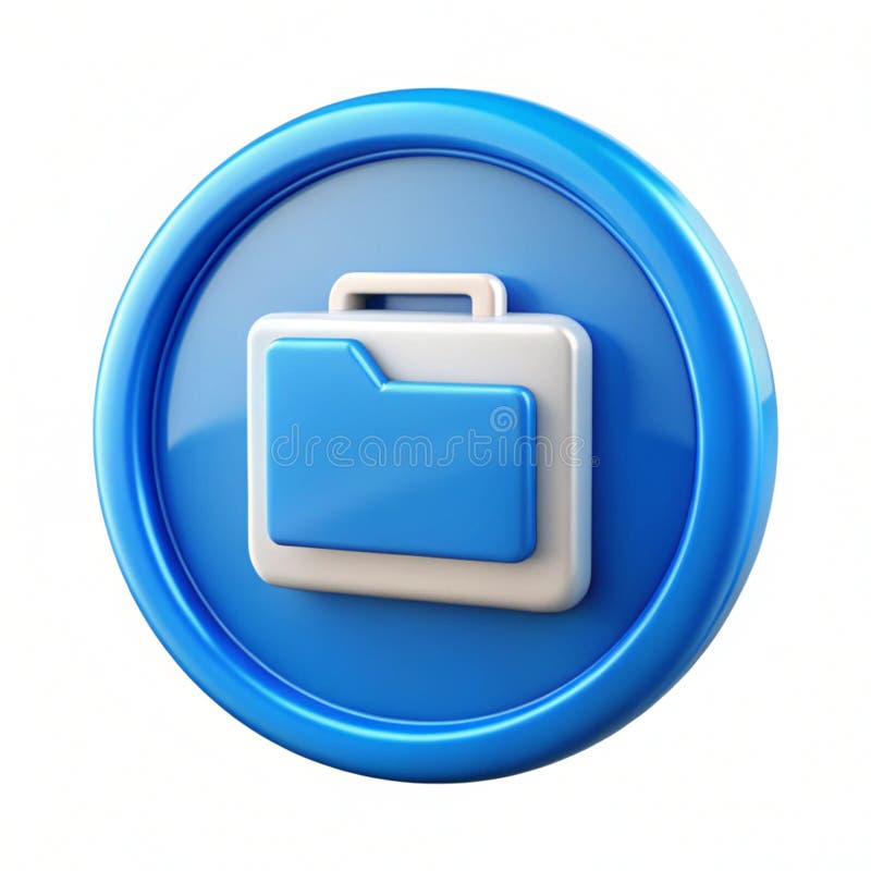 Check 3D Icon with Blue Color Isolated on White Background Stock ...