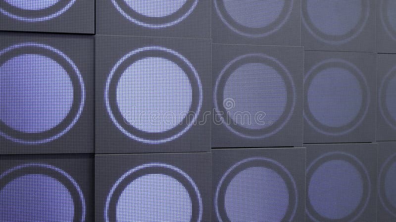 Modern Blue Digital Circles Background Design Featuring Dynamic and ...