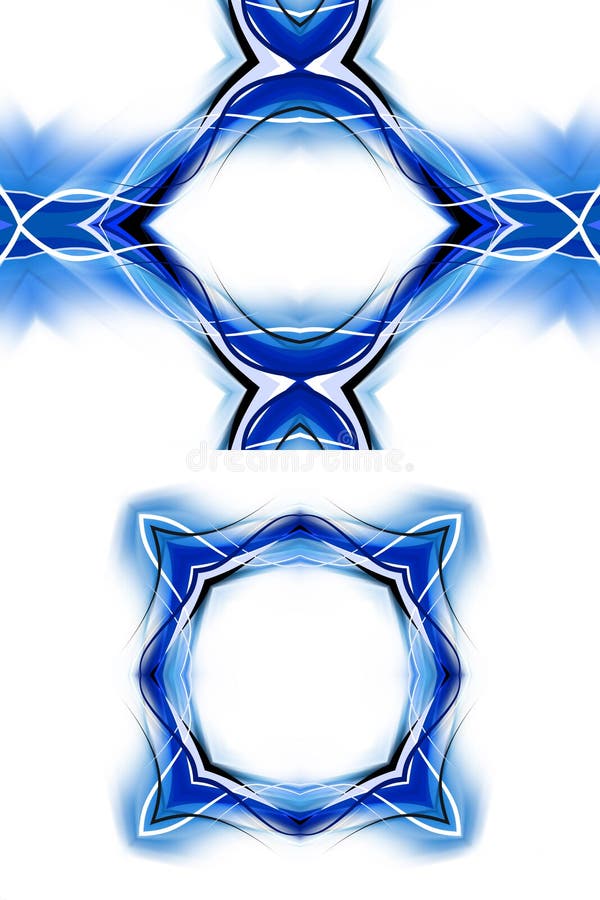 Modern blue frame stock illustration. Illustration of curve - 61004234