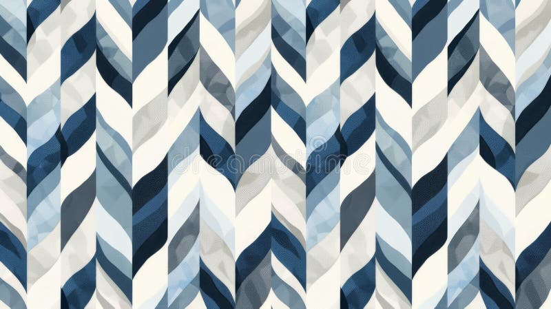 Modern Blue Geometric Chevron Pattern Background Stock Photo - Image of ...