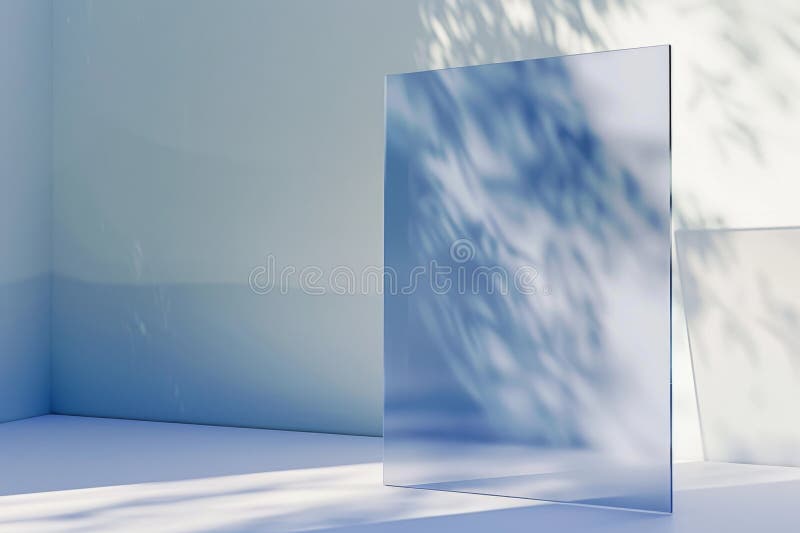 Blue Glass Board stock illustration. Illustration of blank - 315796655