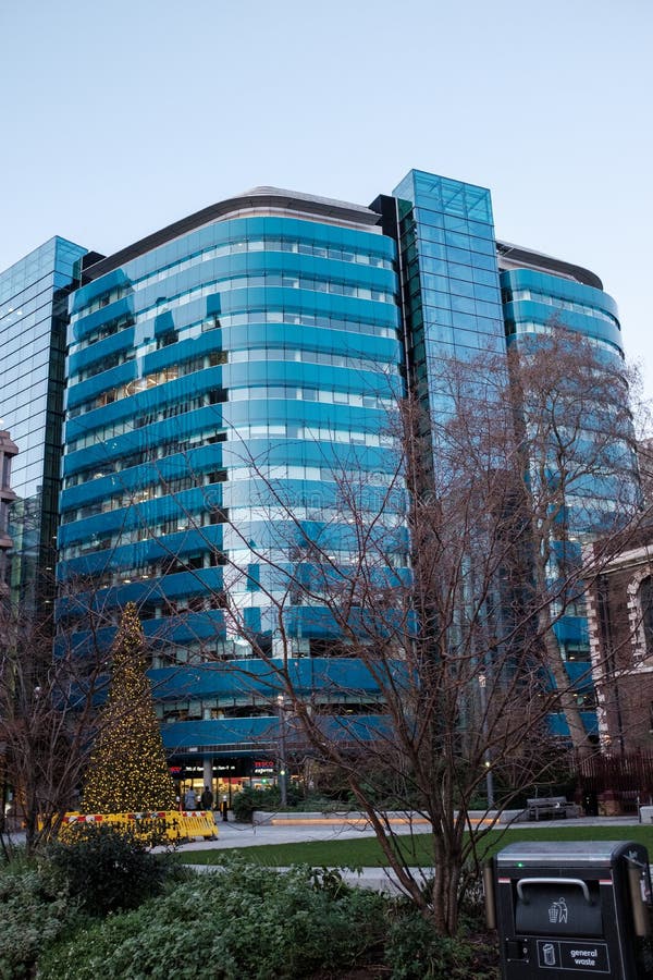 Modern Glassed Office Building in Central London Editorial Stock Photo ...