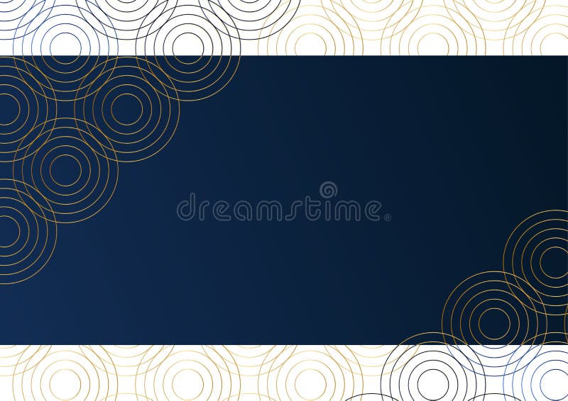 Modern Blue and Gold Abstract Background. Vector Abstract Graphic ...