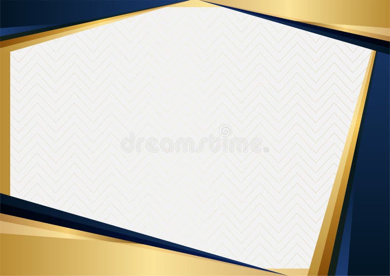 Modern Blue and Gold Abstract Background. Vector Abstract Graphic ...
