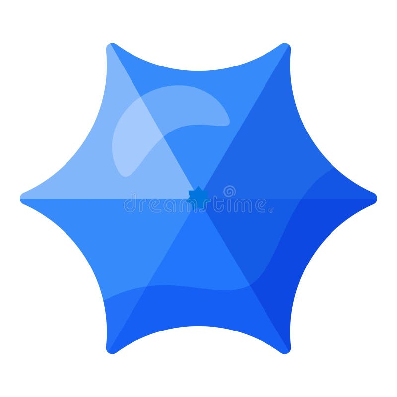 Blue Abstract Geometric Shape Illustration Stock Vector - Illustration ...