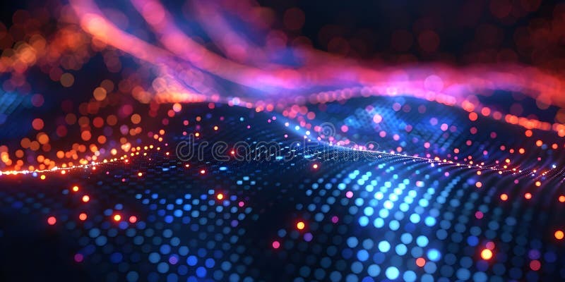 Modern Blue Gradient Grid Design: a Cutting-Edge Tech Aesthetic for ...