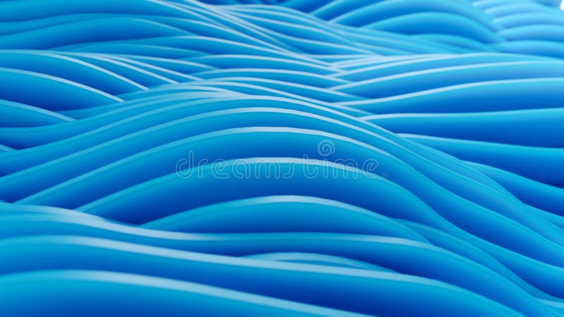 Modern Blue Line Art Cover Design with Wave Background for Concept ...