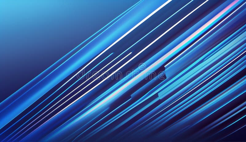Modern Blue Lines with Gradient Background for Tech Presentations Stock ...
