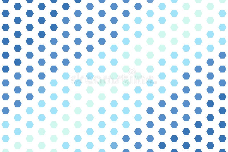 Blue Mint Hexagonal Dot Pattern with Uniform Arrangement. Modern ...