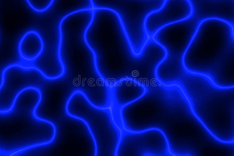Modern Blue Neon Electric Computer Graphics Background or Texture ...