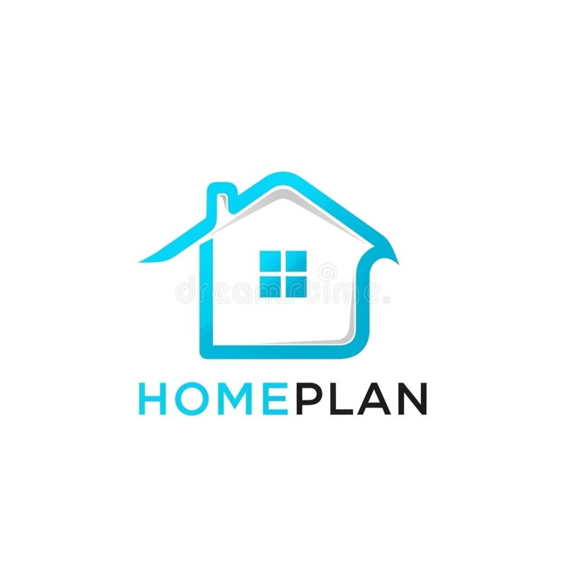 Modern Outline House Plan Logo Stock Illustrations – 1,053 Modern ...