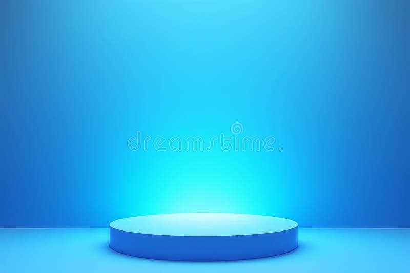 Modern Blue Product Display Podium a Versatile Showcase for ECommerce ...