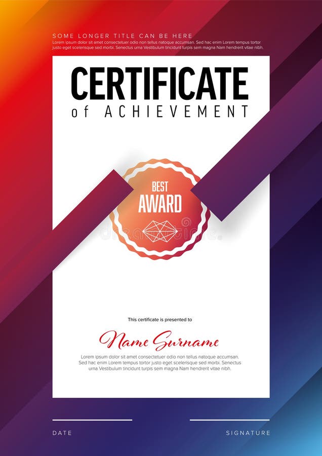 Red Certificate Template Stock Illustrations – 26,455 Red Certificate ...