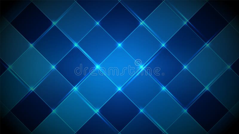 Modern Blue Square Pattern Texture with Highlights, Geometric ...