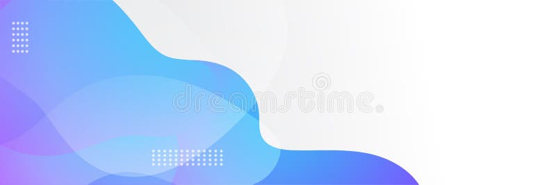 Modern Blue Technology Banner Background Stock Illustration ...