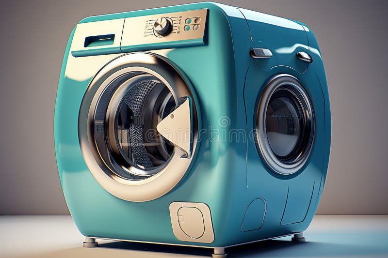 Blue Washing Machine Stock Illustrations – 6,011 Blue Washing Machine ...