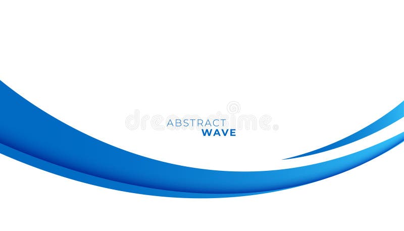Modern Blue Wave Design for Advertising Abstract Background Stock ...
