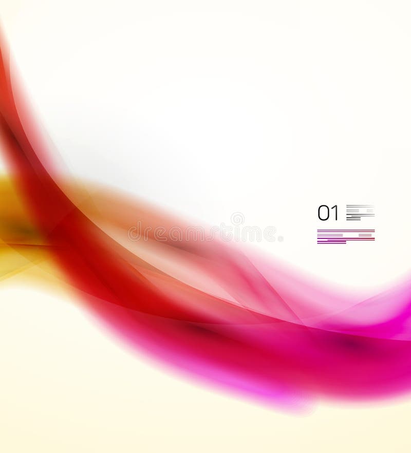 Modern Blurred Colors Design Template Stock Illustration - Illustration ...