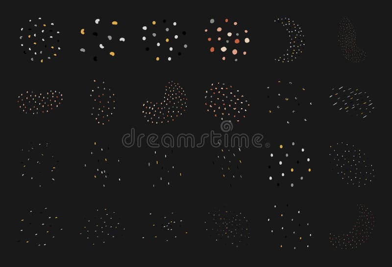 Modern Boho Random Form Art Collection. Stock Vector - Illustration of ...