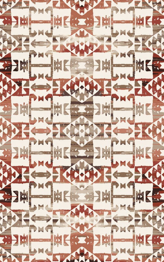 Kilim Pattern Rugs and Carpets with Grunge and Distressed Texture Stock ...