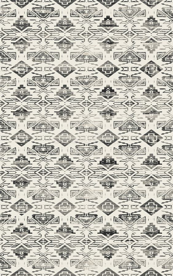 Kilim Pattern Rugs and Carpets with Grunge and Distressed Texture Stock ...