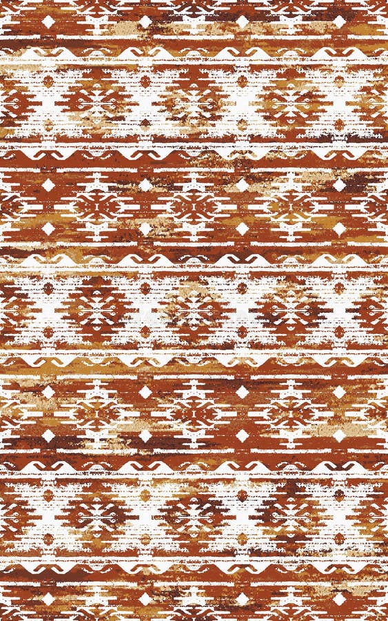 Kilim Pattern Rugs and Carpets with Grunge and Distressed Texture Stock ...