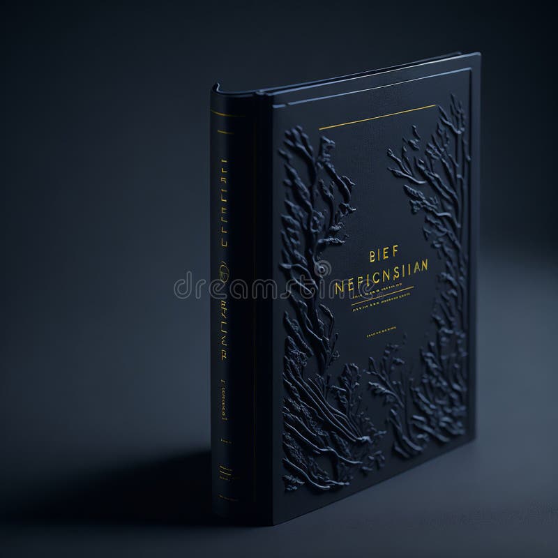 Modern Book Cover Mockup Design Stock Illustration - Illustration of ...