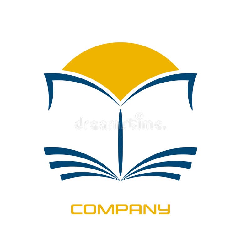 Modern Book Logo. Vector Illustration. Stock Vector - Illustration of ...