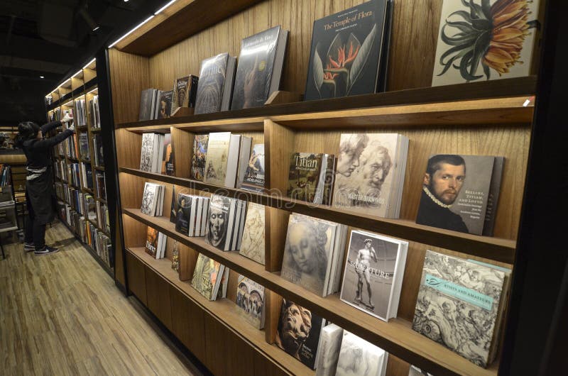 A modern bookshop editorial stock image. Image of china - 48095204