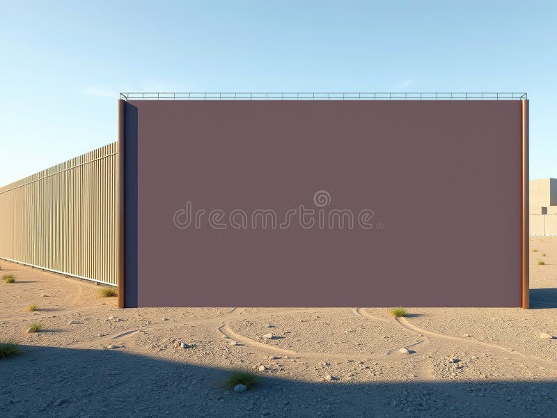 Modern Border Wall Mockup Design Concepts Exploring Innovative Security ...