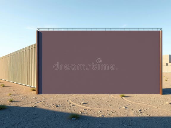 Modern Border Wall Mockup Design Concepts Exploring Innovative Security ...