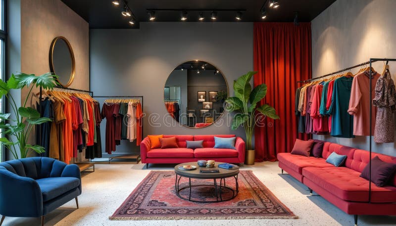 Modern Chic Clothing Boutique Stock Illustrations – 5,379 Modern Chic ...