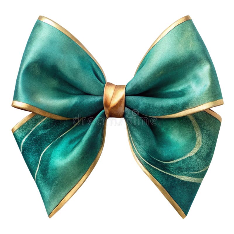 Modern Bow New Color Clipart Watercolor Editorial Image - Illustration ...