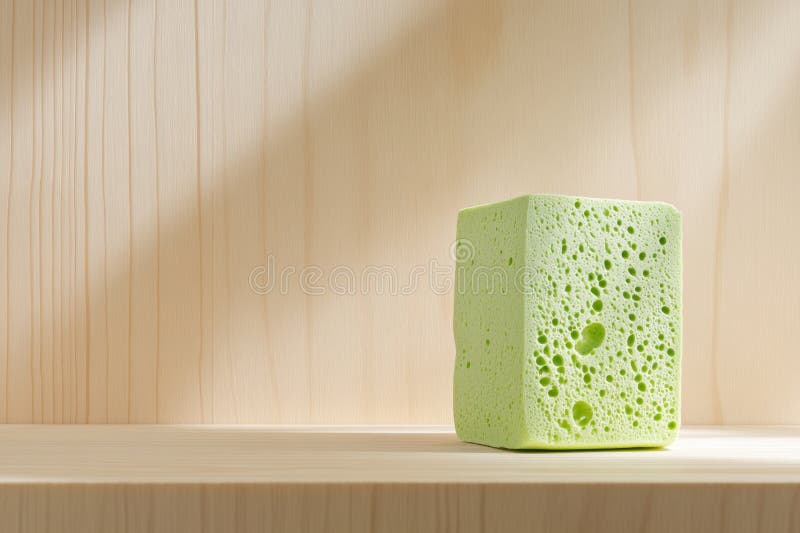 Modern Box Made from Algae Based Materials on a Light Wood Surface with ...