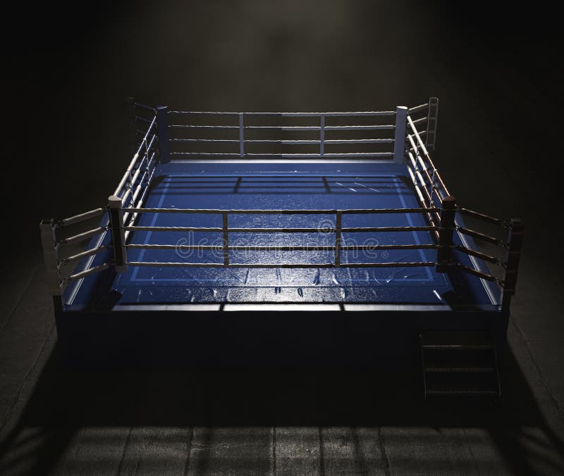 Boxing Corner Spotlit Dark Stock Illustrations – 113 Boxing Corner ...