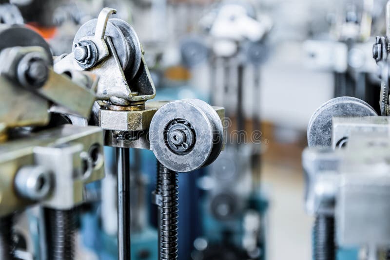 Modern braiding machine. stock image. Image of production - 91155717