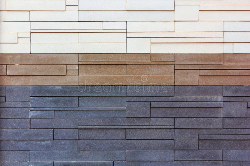 Modern Brick Texture Details Background. House, Shop, Cafe and Office ...