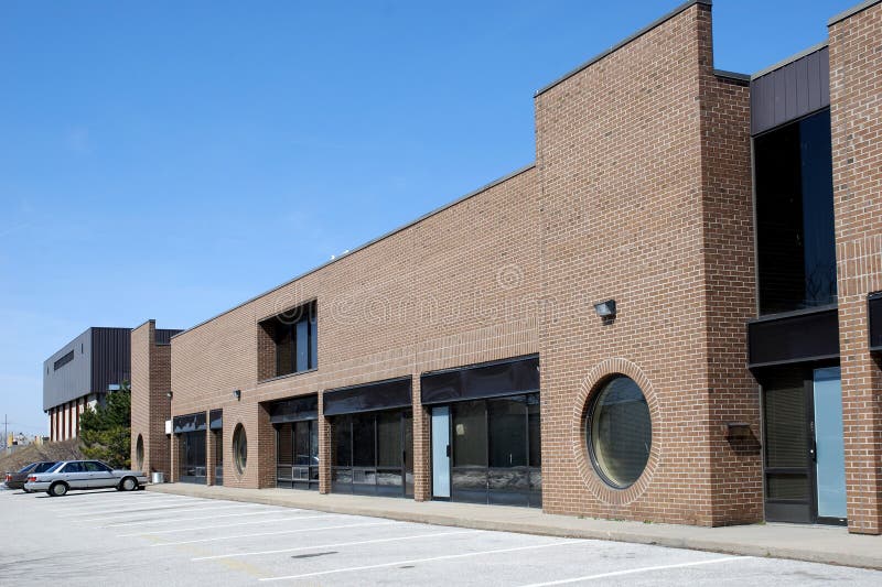 Modern brick warehouse stock image. Image of warehouse - 4814931