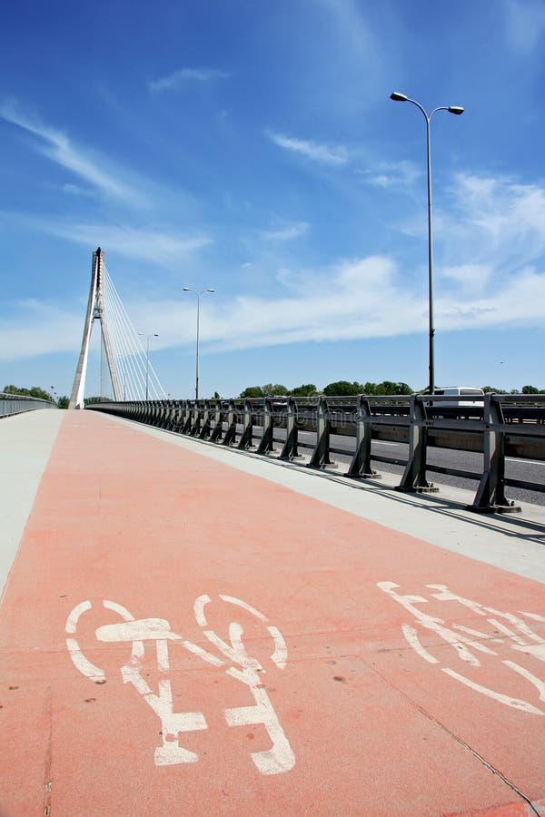 Modern bridge. stock photo. Image of asphalt, line, separation - 11041978