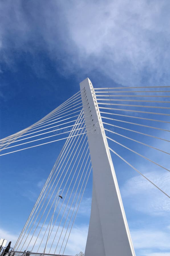 Modern bridge stock photo. Image of design, blue, passage - 1362296