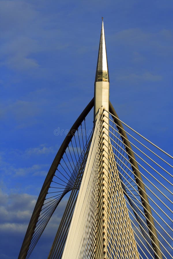Modern Bridge stock image. Image of malaysia, seri, architecture - 17924723