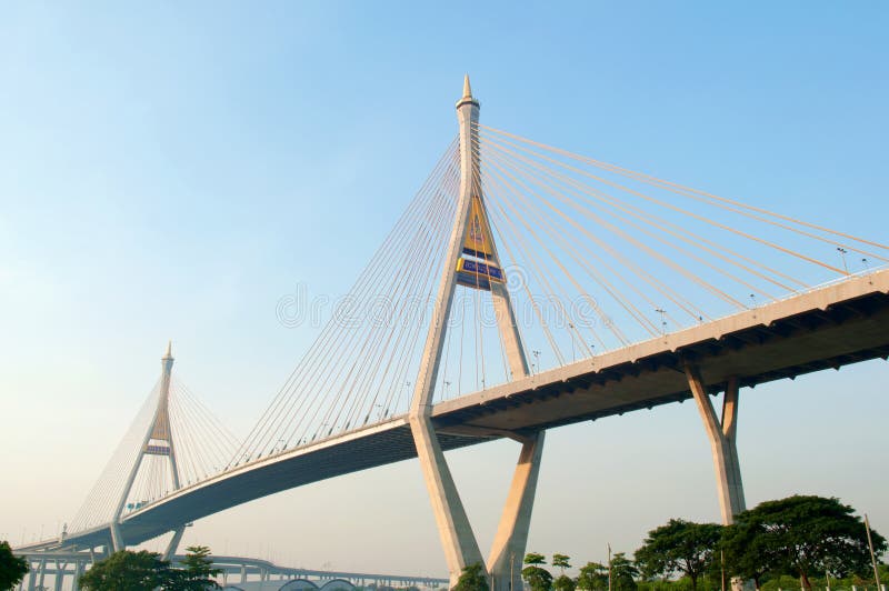 Modern bridge. stock image. Image of bridge, building - 28275631