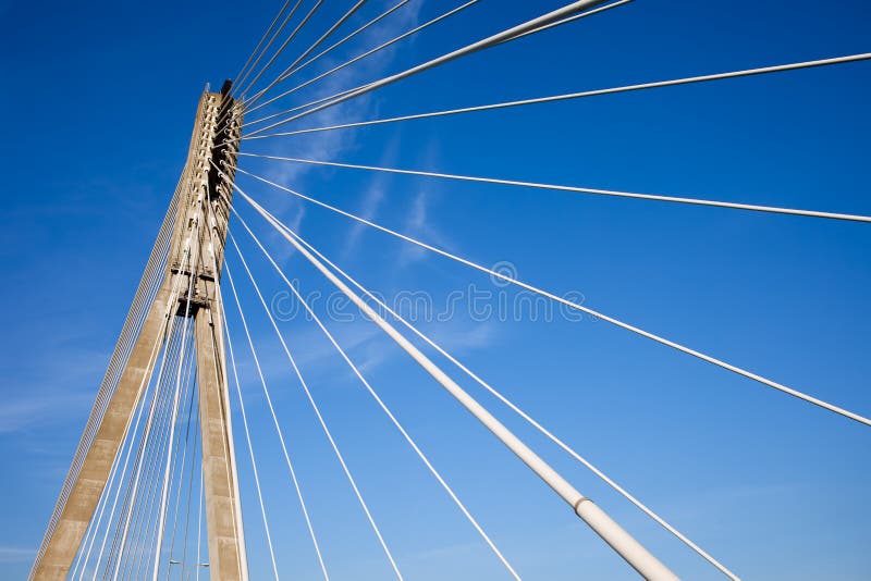 Modern Bridge Abstract Architecture Stock Image - Image of line ...