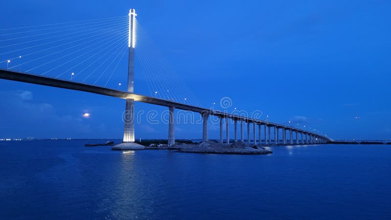 Modern Bridge in Cebu City, Philippines Stock Image - Image of vehicle ...