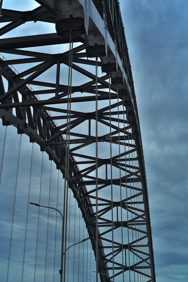 Modern bridge stock image. Image of cable, modern, architecture - 327206803