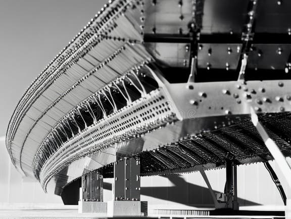 Modern Bridge Construction stock photo. Image of infrastructure - 363251926
