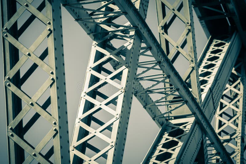 Modern Bridge Frame Closeup Stock Image - Image of bolt, frame: 56641369