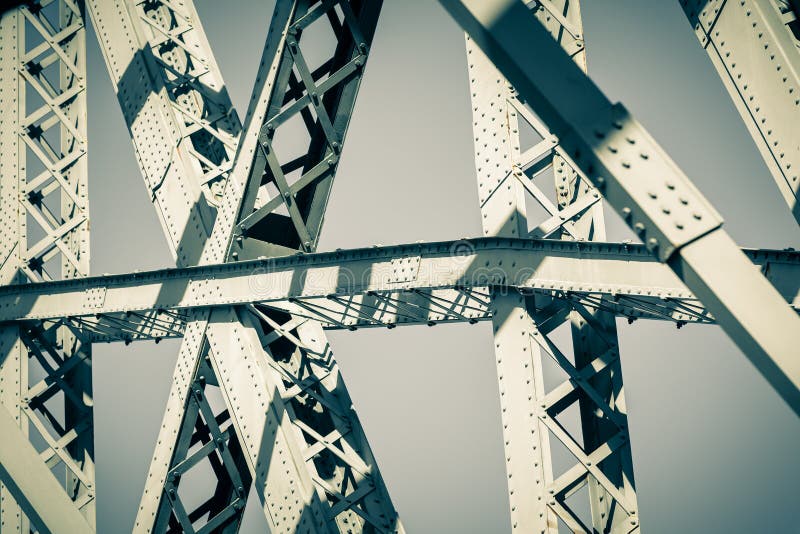 Modern Bridge Frame Closeup Stock Photo - Image of beam, link: 60798014